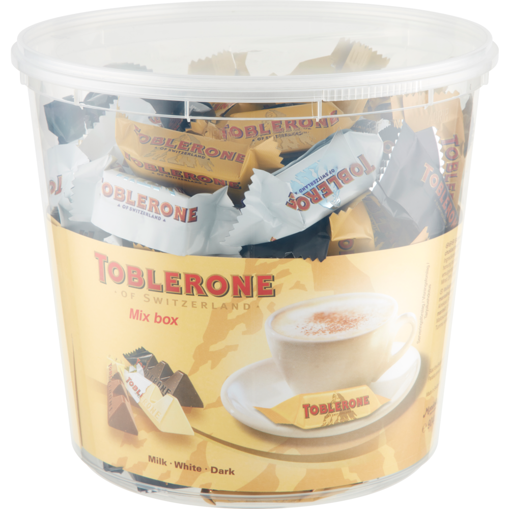 Chokolade, Toblerone Tiny mix, cylinder, 904 g